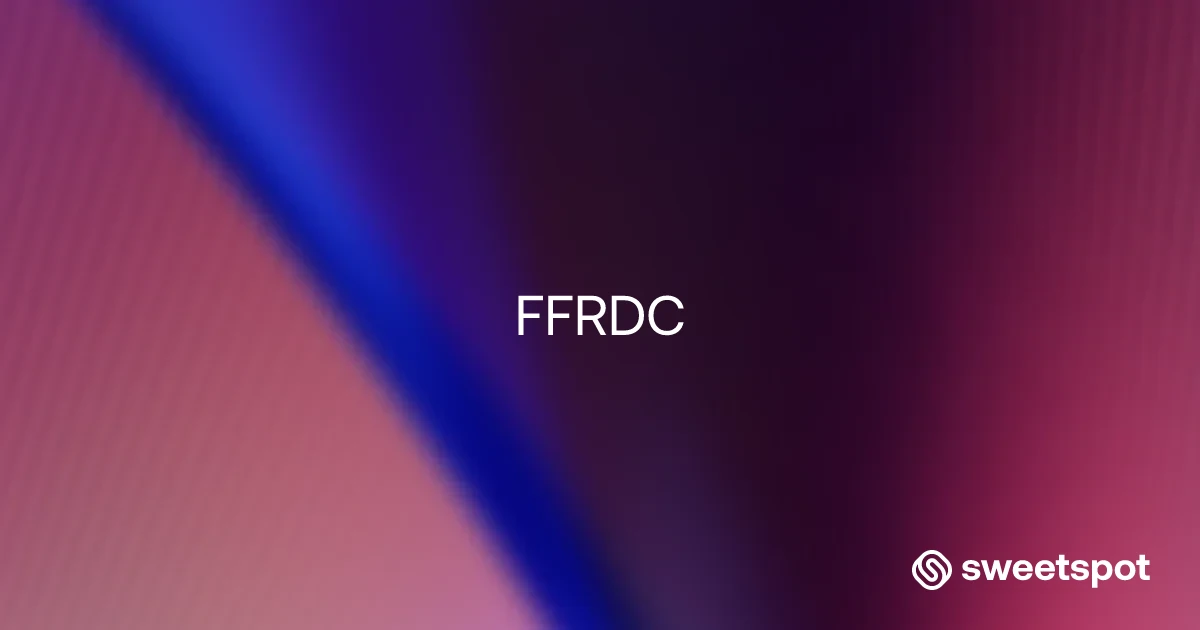 Federally Funded Research and Development Center (FFRDC) - GovCon ...
