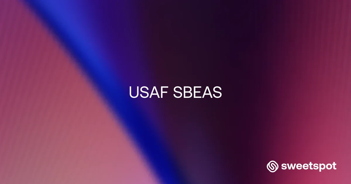 U.S. Air Force Small Business Enterprise Application Solutions (USAF ...