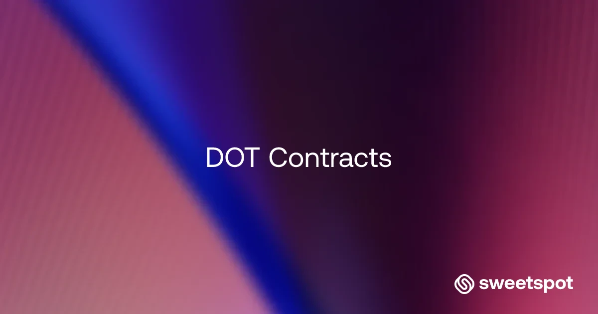 How to Win DOT Contracts | Sweetspot Blog